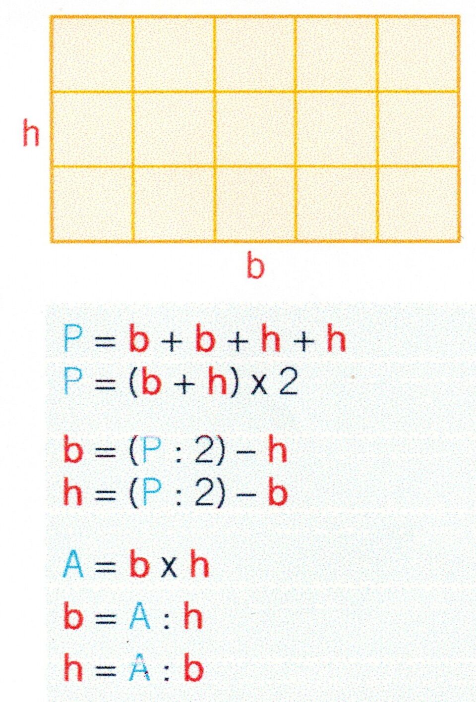 PERIMETRO E AREA DEL RETTANGOLO - lezioniignoranti